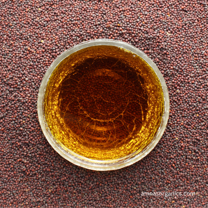 Mustard Oil (Sarson ka Tel) | Natural | Cold-Pressed – Amna's Naturals ...